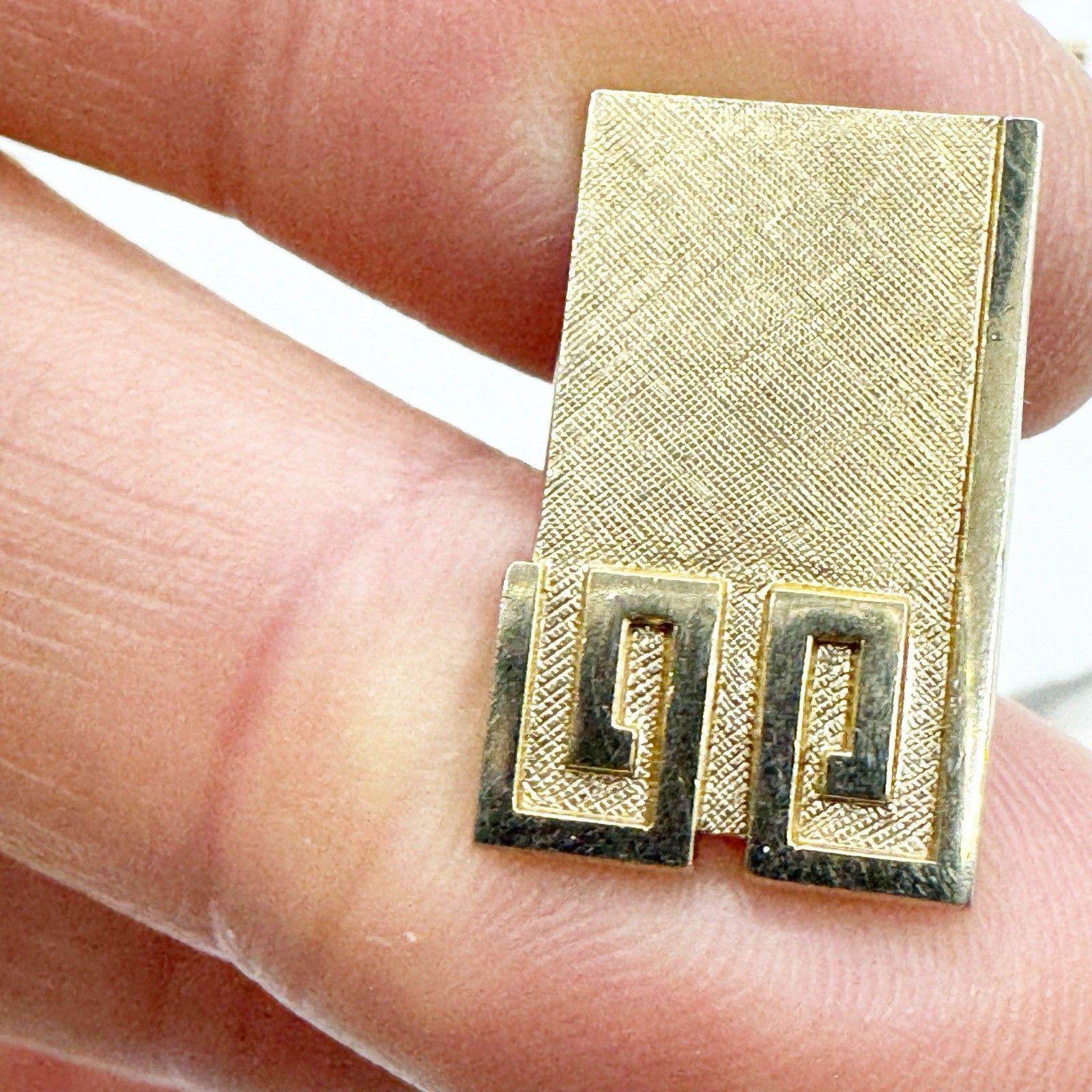 Swank Greek Key Cufflinks Vintage Gold Tone MCM Wedding Fancy Dapper - Etsy