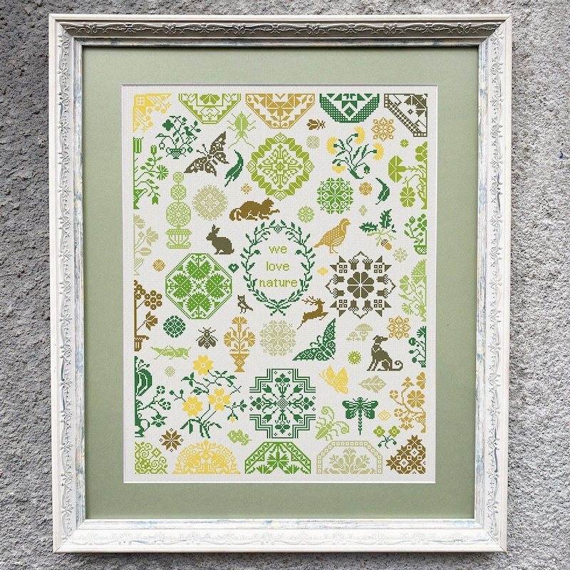 Nature Cross Stitch Pattern - Etsy