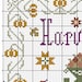 Harvest Time Sampler Cross Stitch Pattern, Easy Counted Cross Stitch ...
