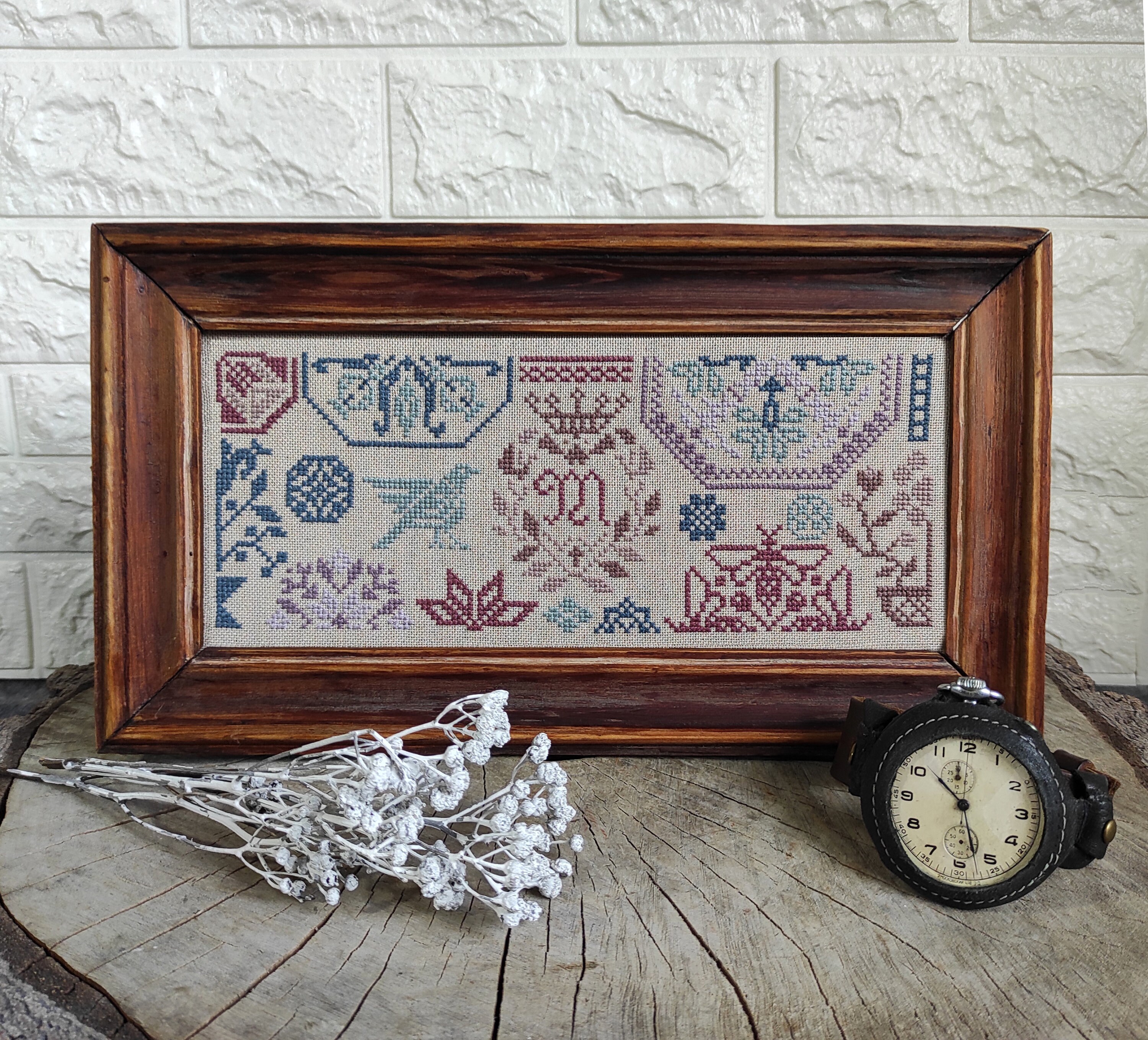 Mini Quaker Sampler Cross Stitch Pattern Easy Counted Cross - Etsy