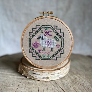 Little Sheep Cross Stitch Pattern, Easy Counted Cross Stitch Chart ...