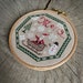 Merry Christmas Tiny Quaker Sampler Cross Stitch Pattern, Cross Stitch ...