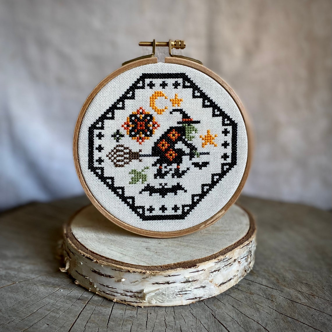 Halloween Tiny Quaker Cross Stitch Pattern, X Stitch Chart, Little ...