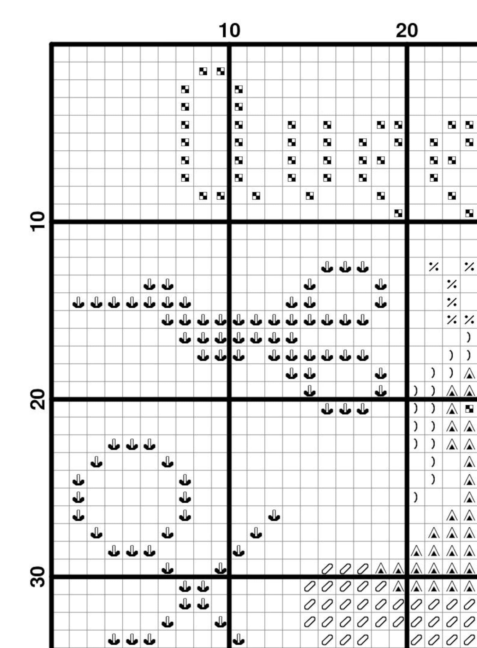 Queen of Scissors Cross Stitch Pattern, X Stitch Chart, Mini Sampler ...