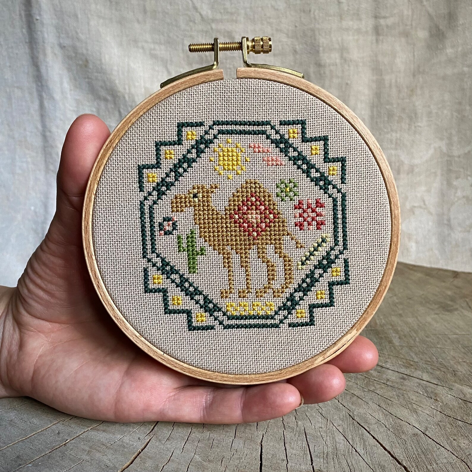 Little Camel Cross Stitch Pattern, Easy Counted Cross Stitch Chart ...
