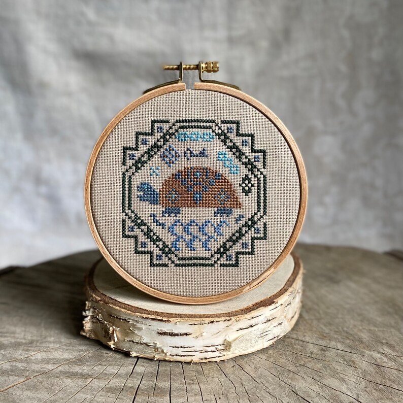 Little Turtle Cross Stitch Pattern Easy Counted Cross Stitch - Etsy