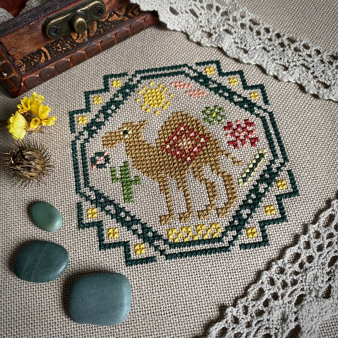 Little Camel Cross Stitch Pattern, Easy Counted Cross Stitch Chart ...