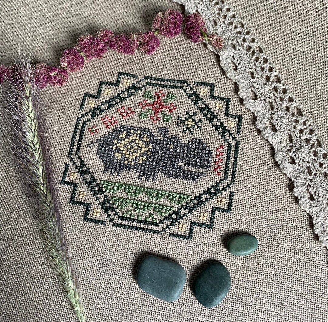 Little Hippo Cross Stitch Pattern, Easy Counted Cross Stitch Chart ...