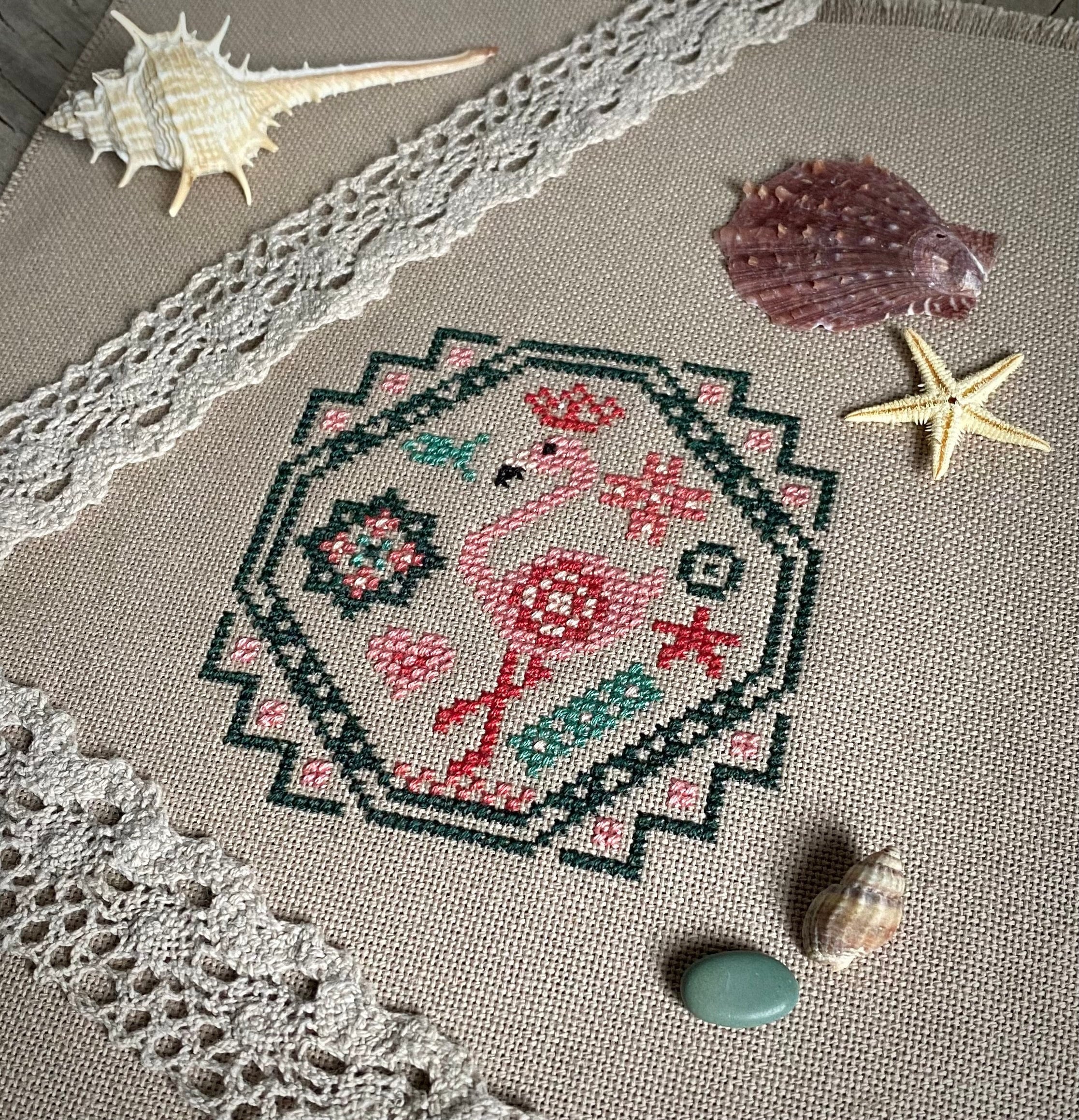 Little Flamingo Cross Stitch Pattern, Easy Counted Cross Stitch Chart ...
