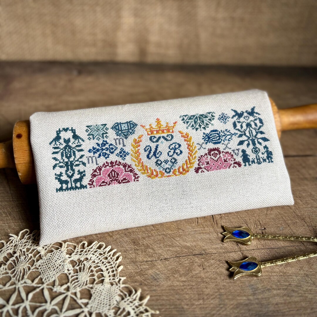 Personalized Mini Quaker Sampler Cross Stitch Pattern, X Stitch Chart ...