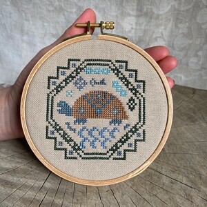 Little Turtle Cross Stitch Pattern, Easy Counted Cross Stitch Chart ...