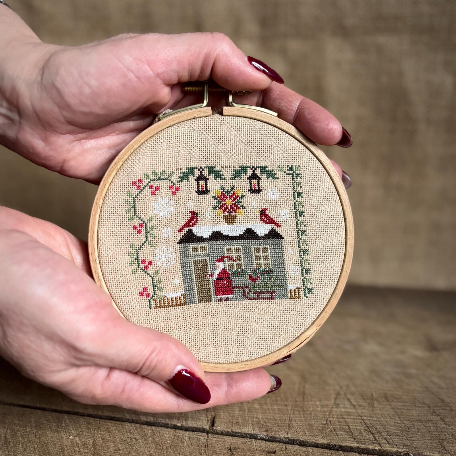 Mini Christmas Sampler Cross Stitch Pattern, X Stitch Chart, Xmas Cross ...