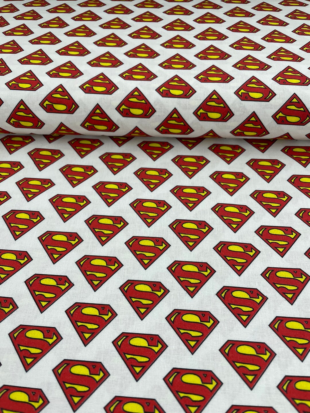 Cotton Fabric / Weaving Superman , Cool , Comic, 140 Cm Wide, 100% ...