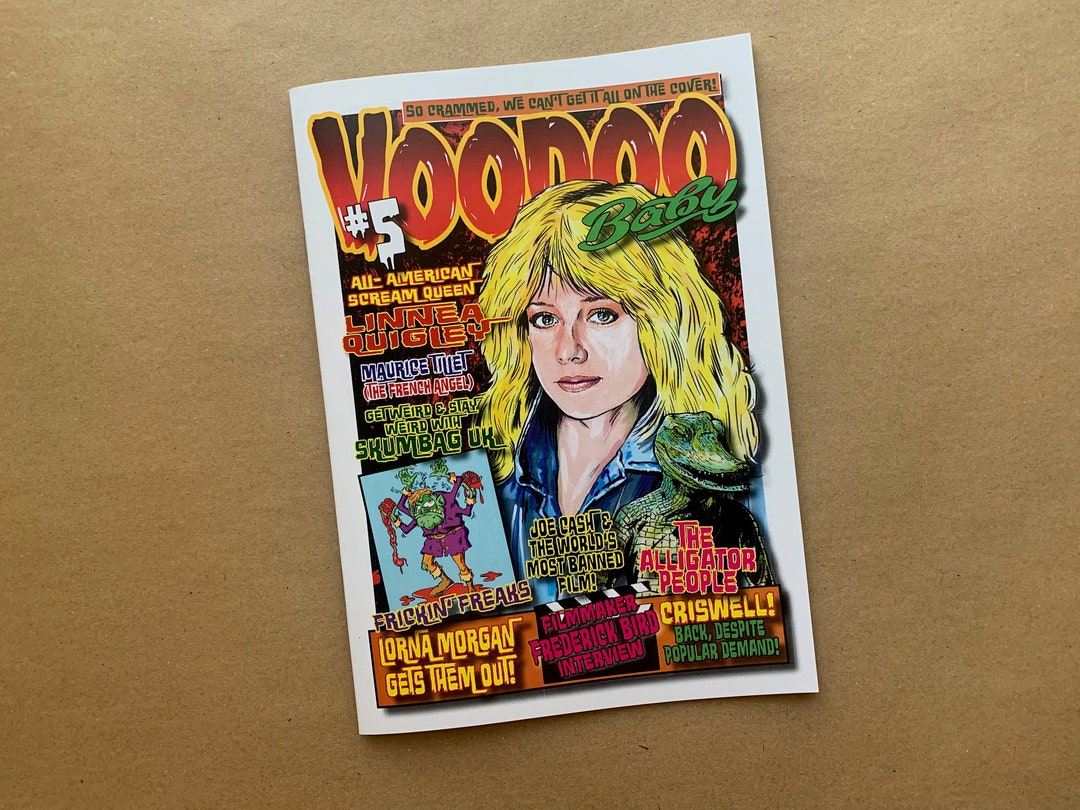 Voodoo Baby Fanzine Issue 5: B-movie Horror, Linnea Quigley - Etsy