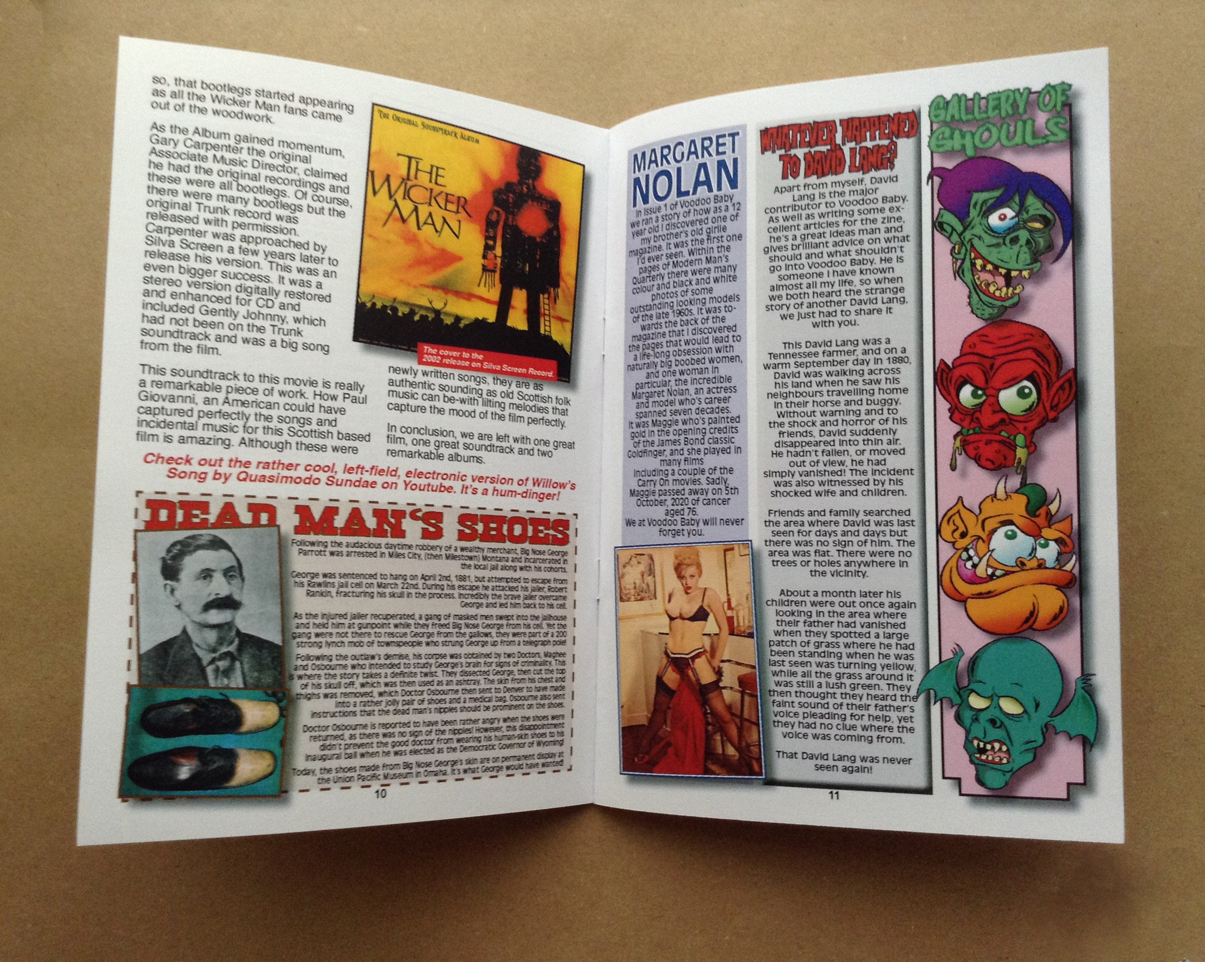 VOODOO BABY ISSUE 2 Vintage 'B' & Vintage Horror Movies, Retro Babes ...