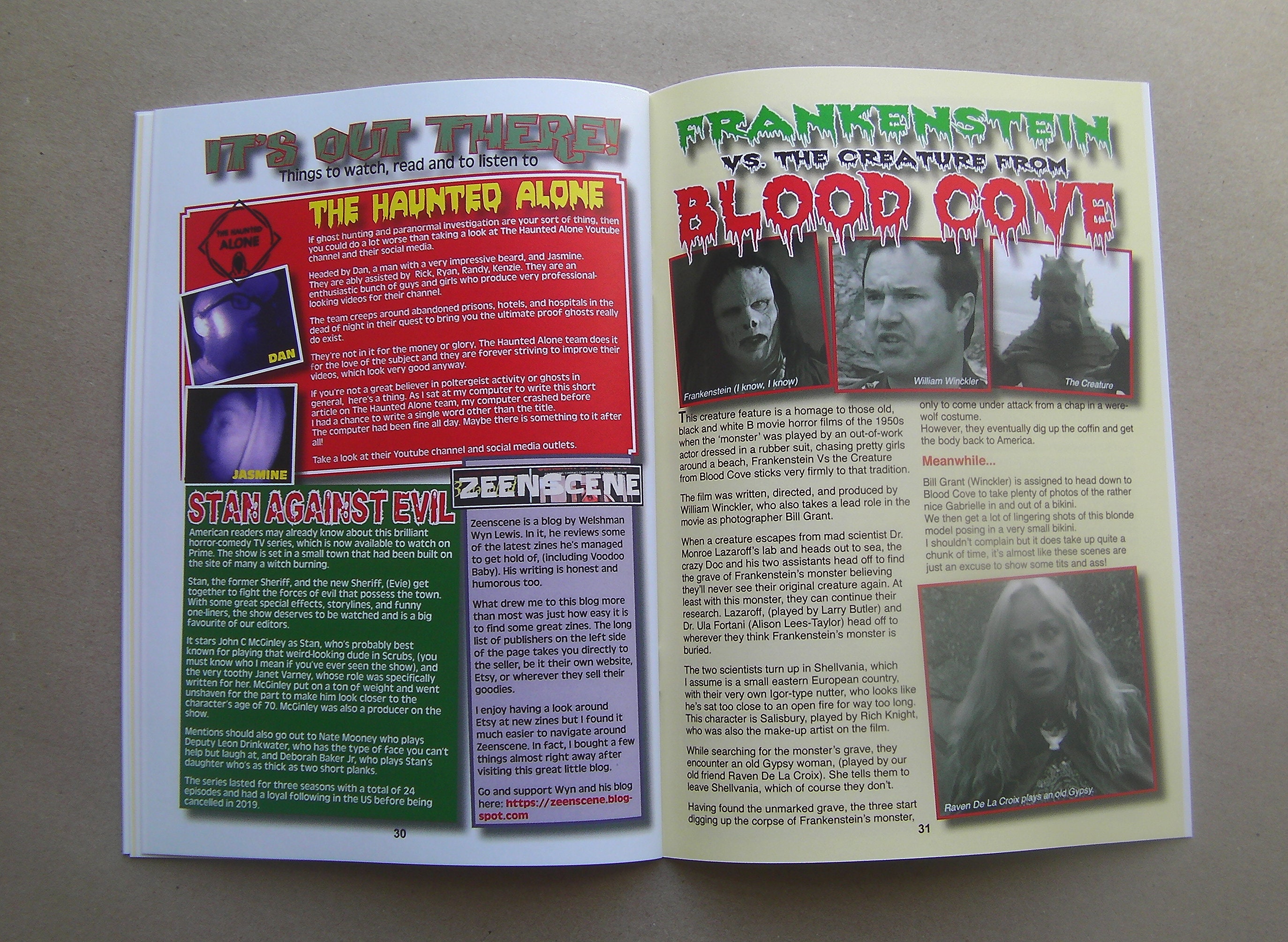 Voodoo Baby Zine Issue #4: Horror Film Reviews & Counter Culture - Etsy UK