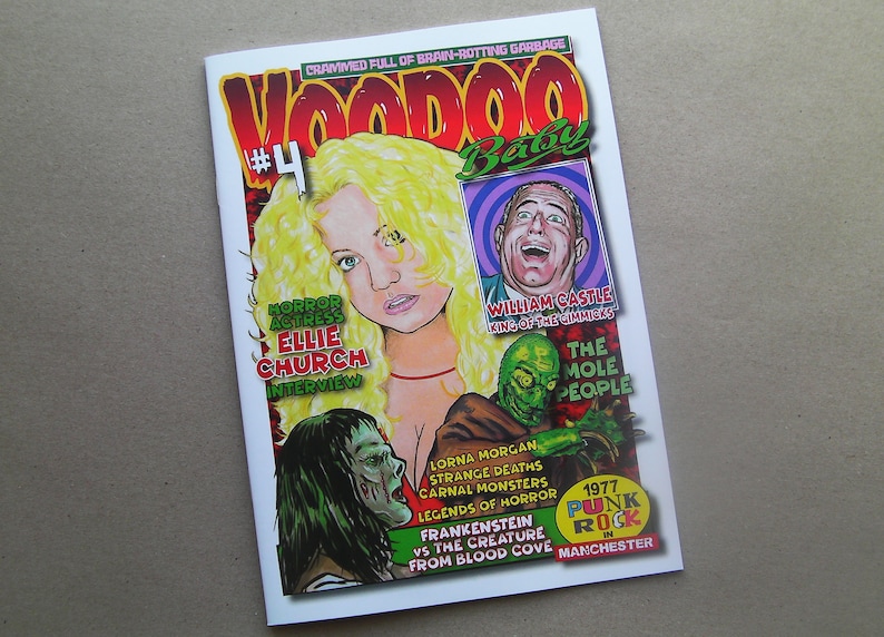 VOODOO BABY ISSUE #4 Classic 'B' Movie Horrors, Film Reviews, Zines ...