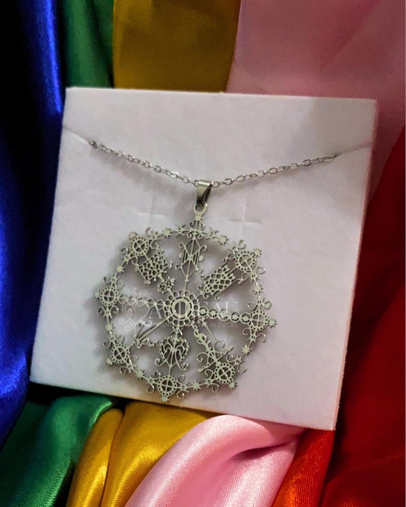 Pre-order* - Milokan | Haitian Vodou Vèvè Necklace | Minokan ...