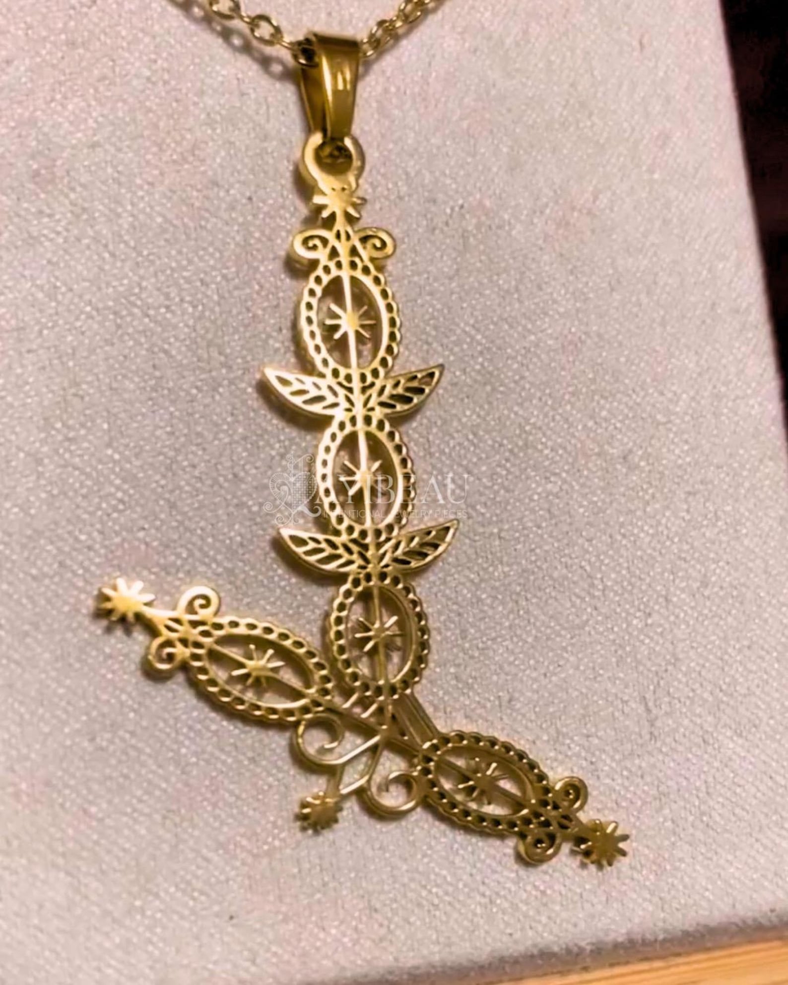 Pre-order* | Filomiz | Haitian Vodou Vèvè Necklace | Philomise ...