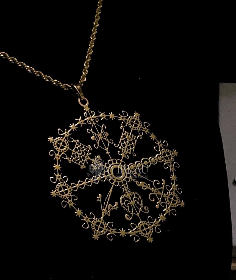 Pre-order* - Milokan | Haitian Vodou Vèvè Necklace | Minokan ...