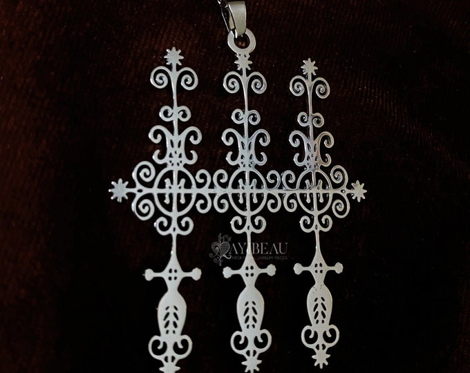 Pre-order* | Marassa Elou | Haitian Vodou Vèvè Necklace | Marassa Twa ...