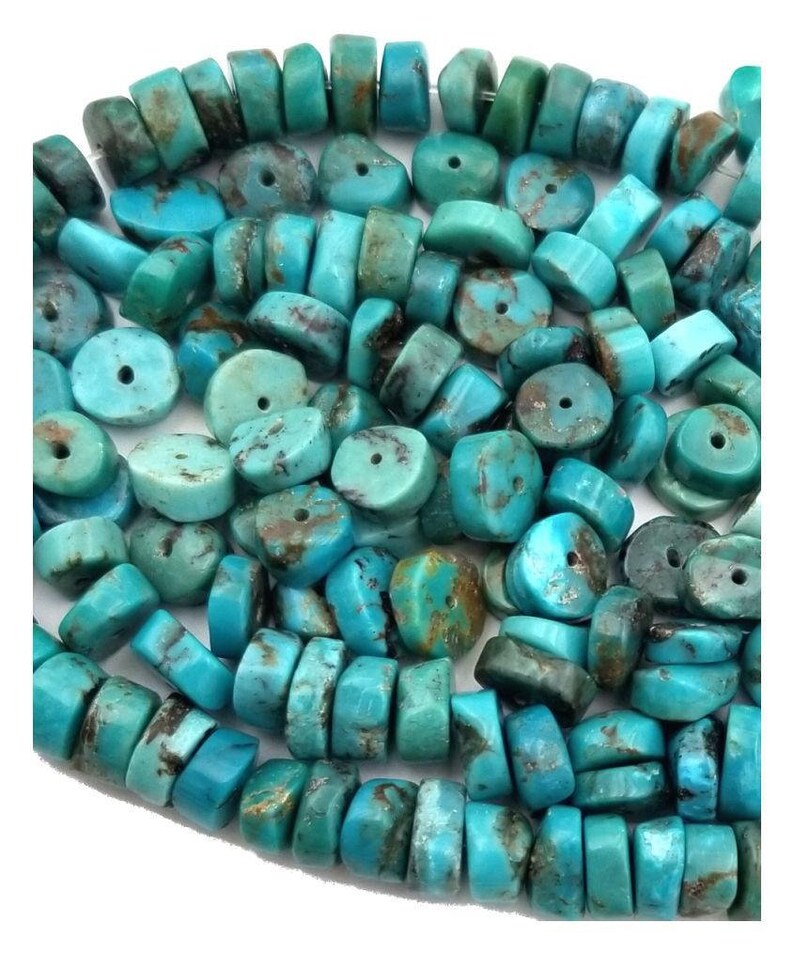 Jewelry & Beauty 8 inch strand Pastel blue royal beauty turquoise 8mm ...