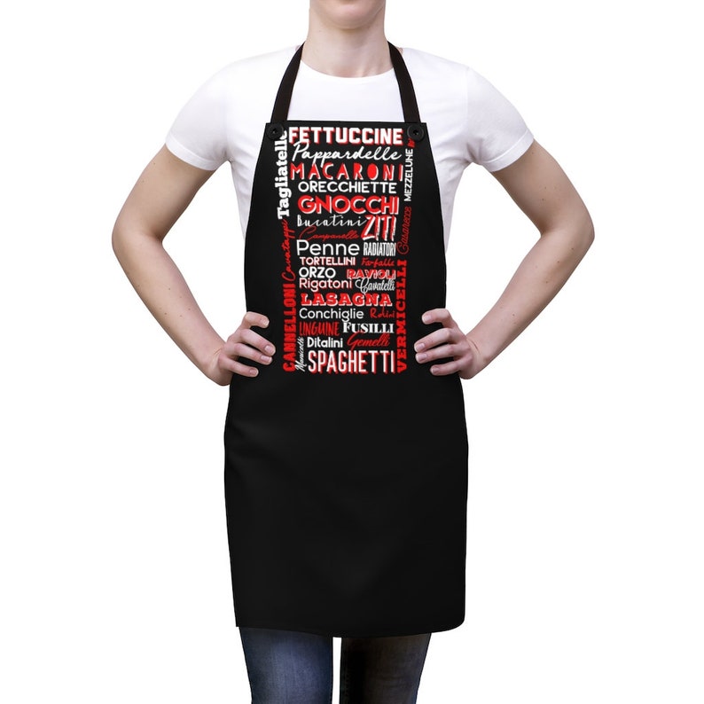 Italian Food Apron Italy Foods Pasta Types Chef Gift Italian Cuisine - Etsy