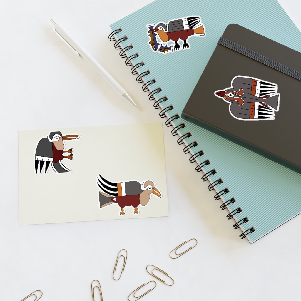 Inca Tern Nazca Peru Ancient Art Sticker Sheets Peruvian Birds Bird ...