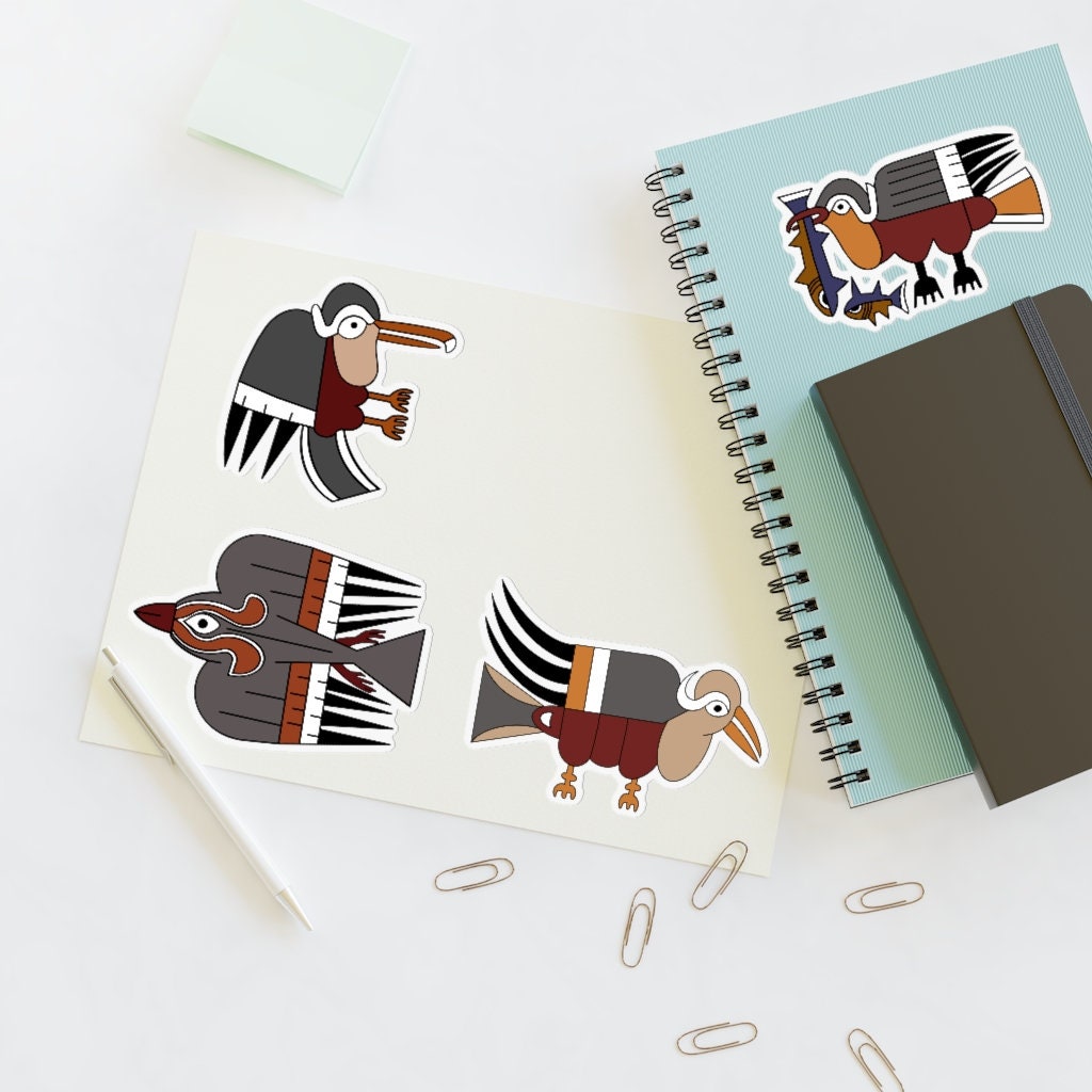 Inca Tern Nazca Peru Ancient Art Sticker Sheets Peruvian Birds Bird ...