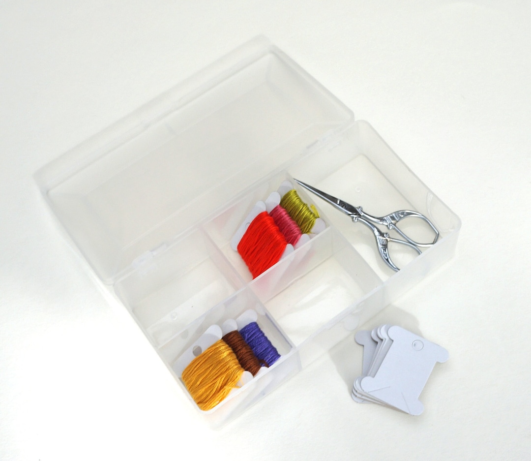 Small Embroidery Thread Sorting Box, Thread Storage Box, Embroidery ...