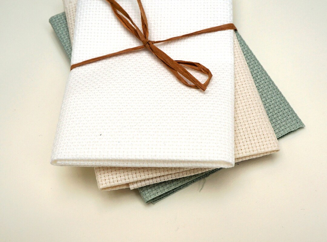 Fabric Package "aida" for Embroidery With 3 Colors for Cross Stitch - Etsy