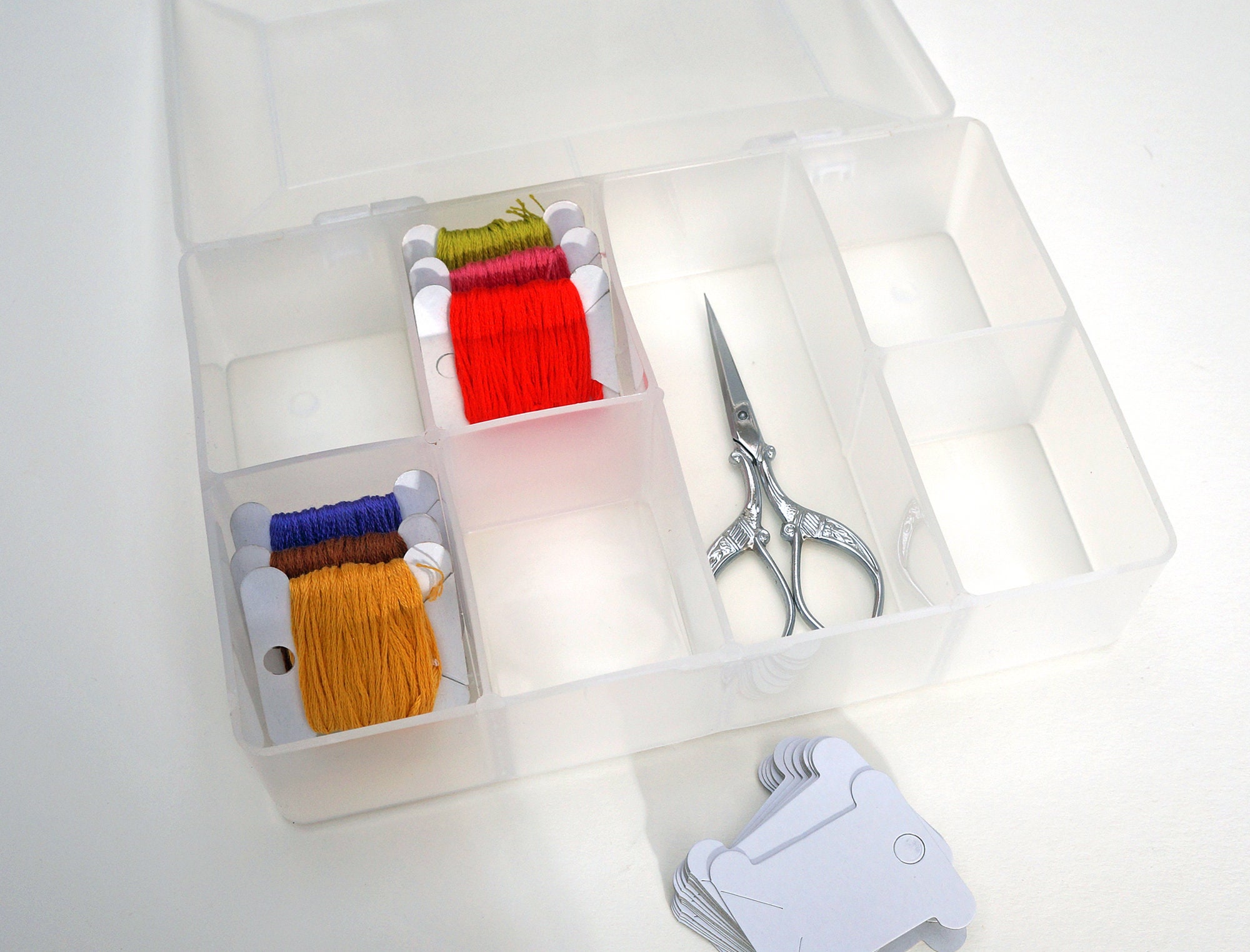 Medium Embroidery Thread Sorting Box Thread Storage Box - Etsy