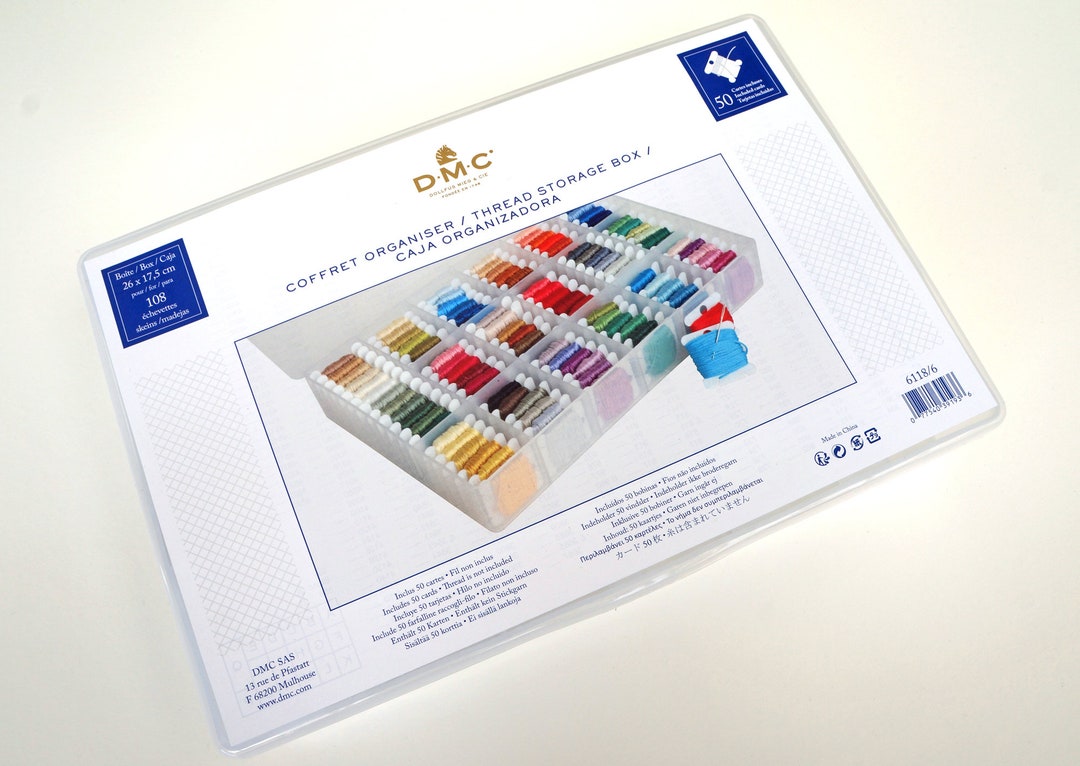 DMC Embroidery Thread Sorting Box, Thread Storage Box, Embroidery ...