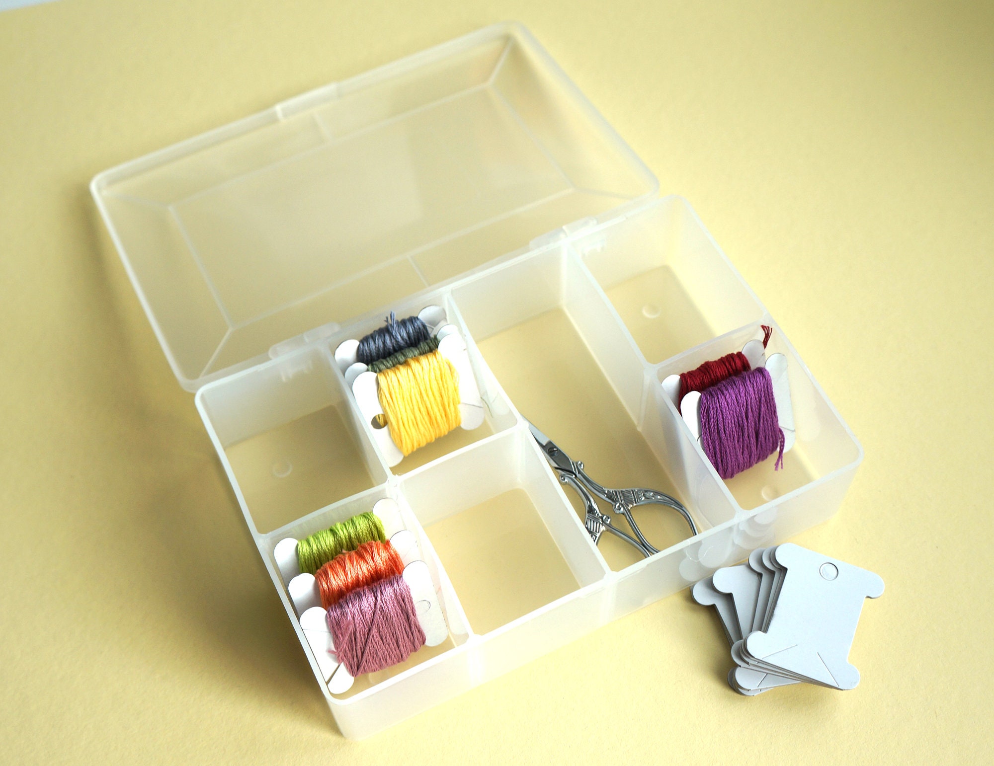 Medium Embroidery Thread Sorting Box Thread Storage Box - Etsy