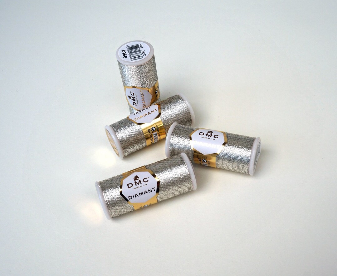 Lurex Embroidery Thread by DMC, Silver Shiny Thread - Etsy