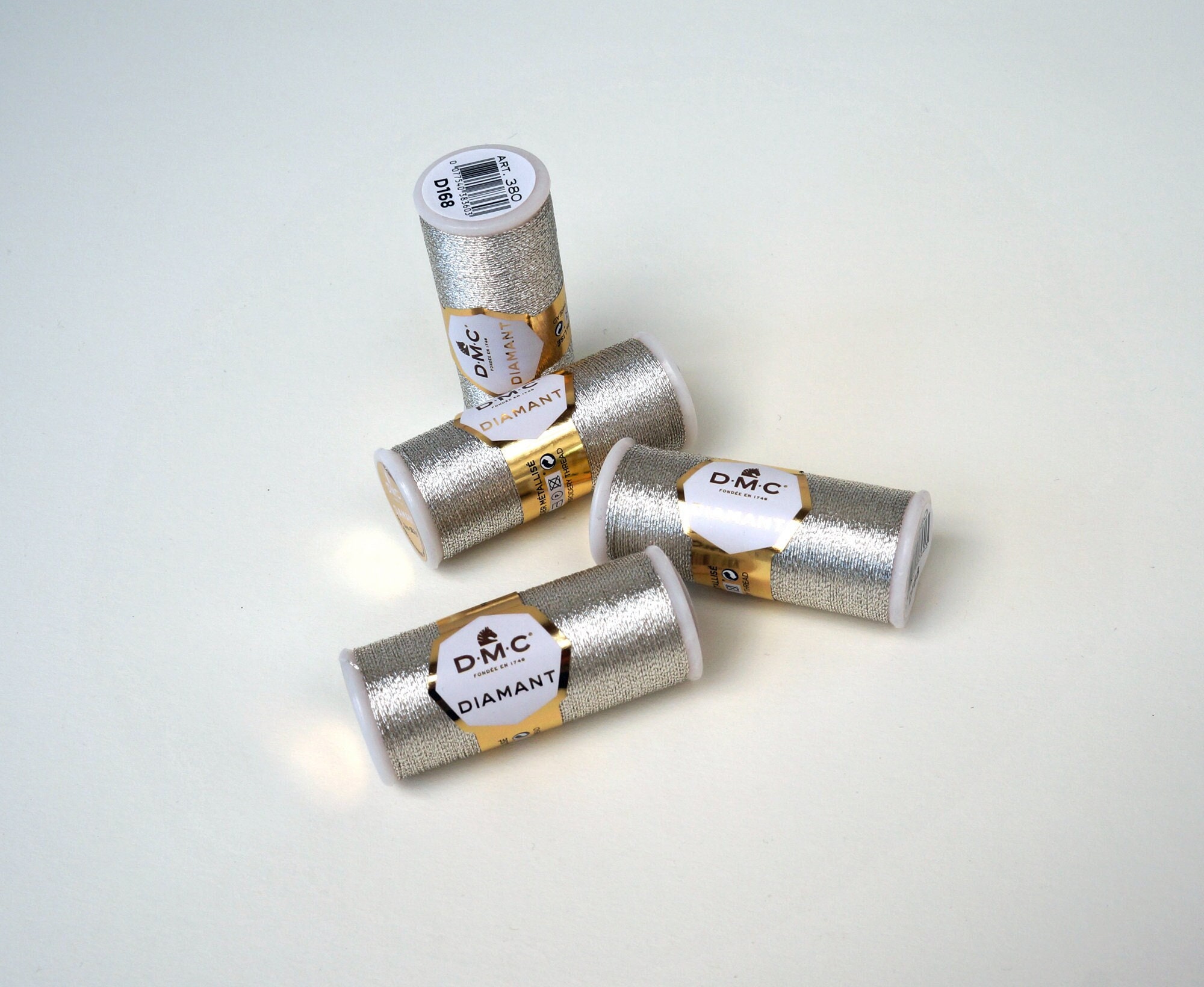 Lurex Embroidery Thread by DMC Silver Shiny Thread - Etsy