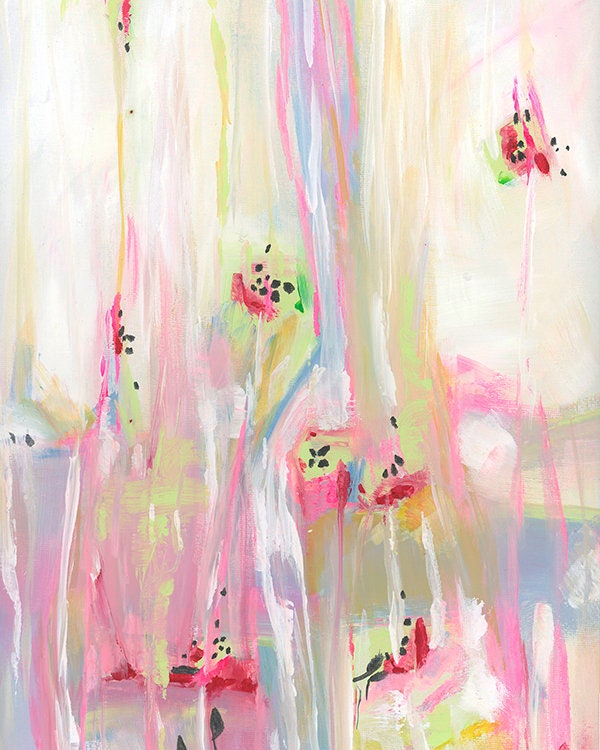 Pink Painting Abstract Art Printable Art Abstract Painting - Etsy
