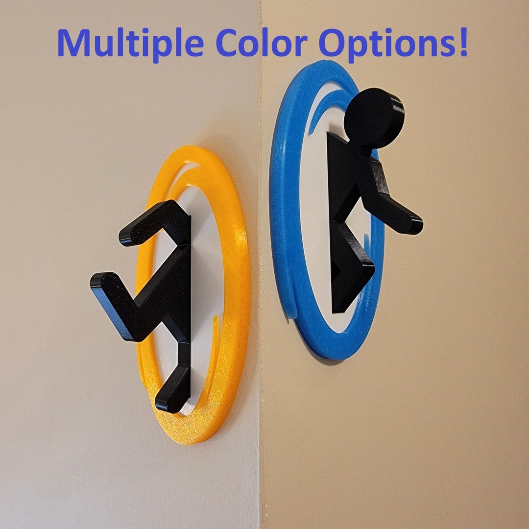 Portal 3D Pop Out Wall Art or Magnets - Etsy UK
