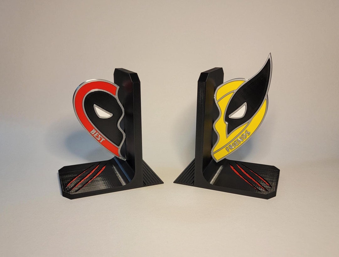 Deadpool & Wolverine Movie-inspired 3D Printed Bookends – Broken Heart ...
