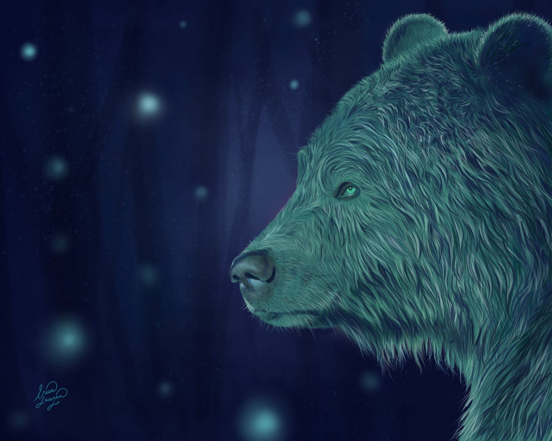 Forest Guardian No Border Premium Poster Paper - Etsy
