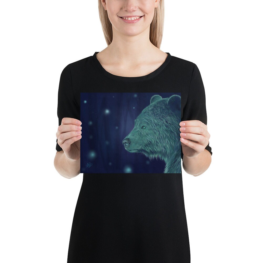 Forest Guardian No Border Premium Poster Paper - Etsy