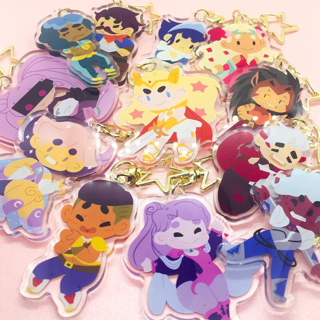 She-ra and the Princesses of Power - 2.5" Acrylic Charms (no Restocks ...