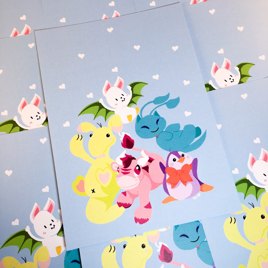 Neopets 5x7 Heavy Card Stock Print - Etsy