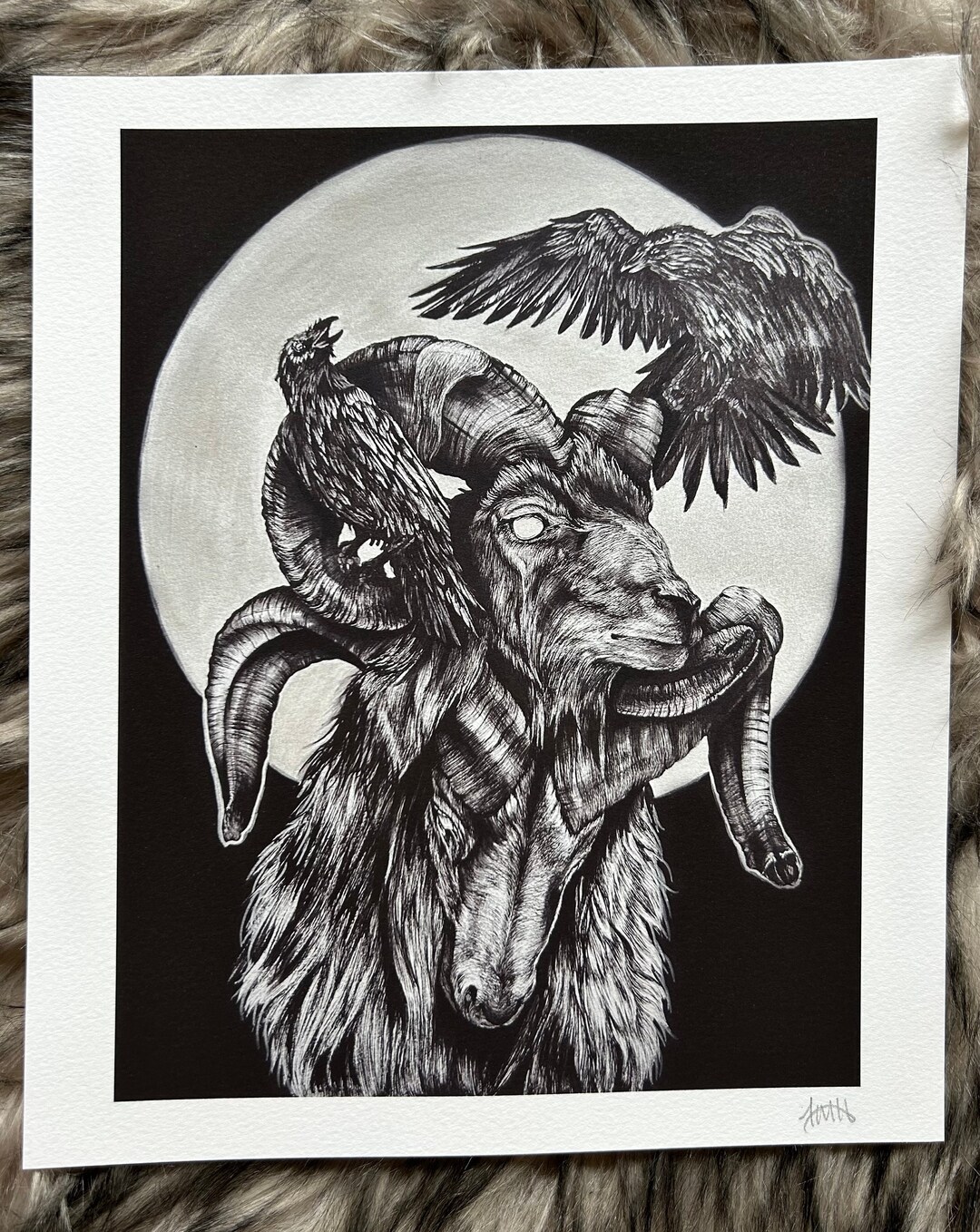 8x10 - Full Moon Magic - Print - Etsy