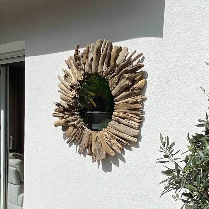 Driftwood Mirror - Etsy