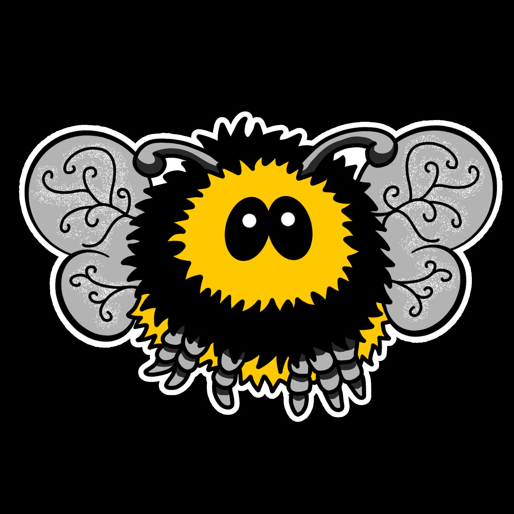 Bumble-beez Pack of 5 Self-adhesive Cute Bumble Bee Stickers for ...