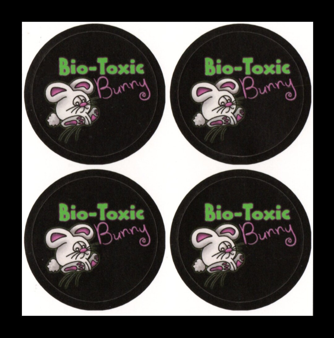 Stickers - Bio-toxic Bunny - Etsy