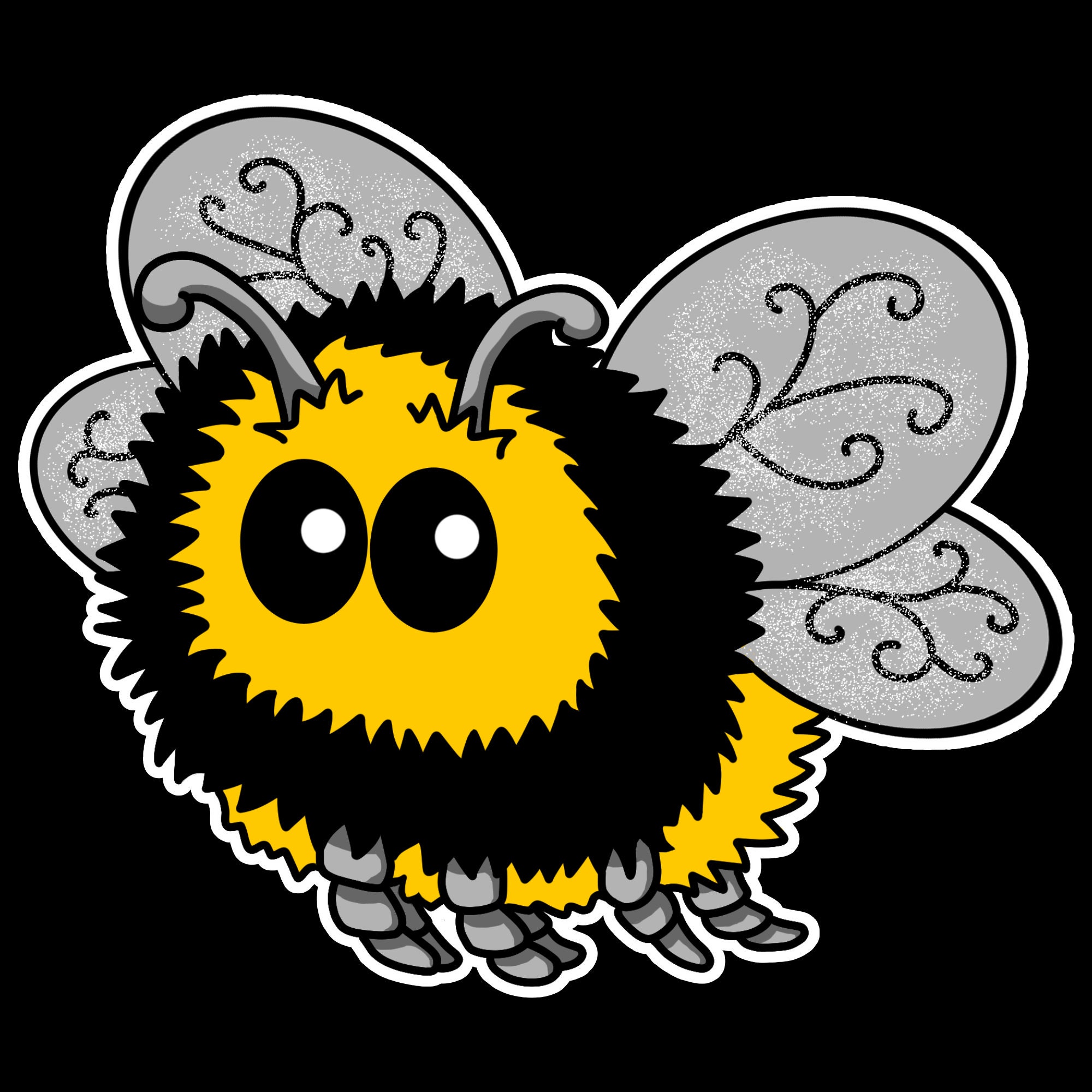 Bumble-beez Pack of 5 Self-adhesive Cute Bumble Bee Stickers - Etsy Canada