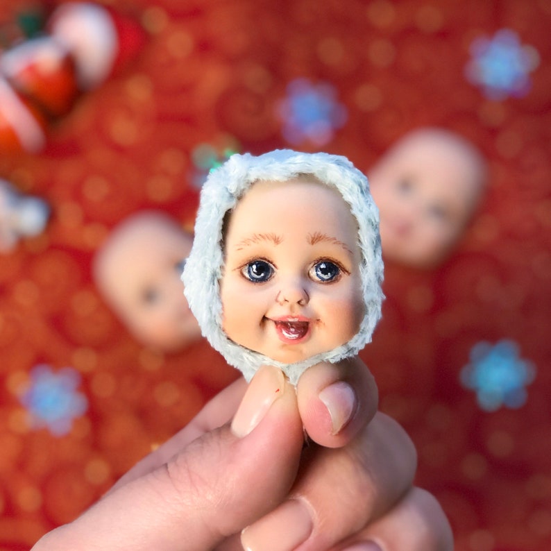 Doll faces for making a plush doll. Doll Parts.Face for teddy | Etsy