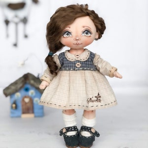 4 in 1 .A Set of Tutorials for Making 8 Inch Soft Doll From Hairstyle ...